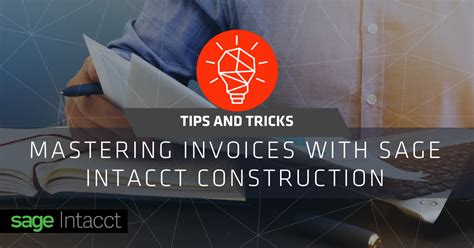 Mastering Invoices With Sage Intacct Construction Sockeye