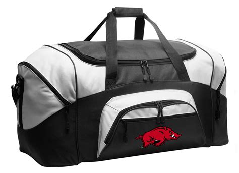University Of Arkansas Large Duffel Bag Arkansas Razorbacks Suitcase L