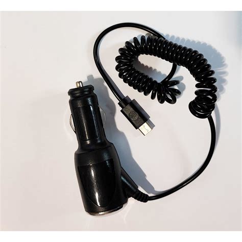 Incarcator Auto Cu Cablu USB C 1A 5V Negru EMAG Ro