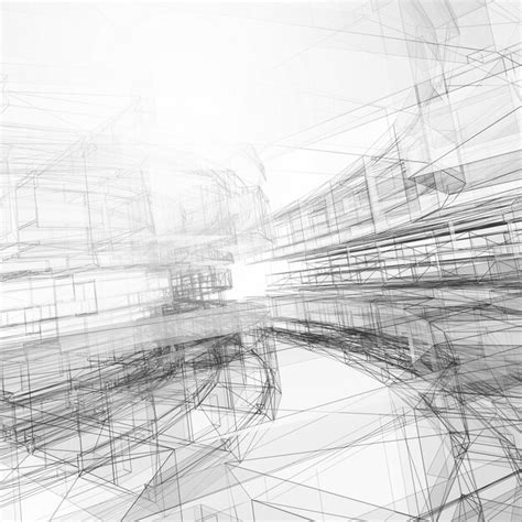 premium photo abstract architecture background 3d rendering