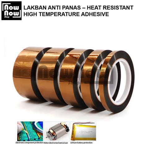 Jual Lakban Anti Panas Tape Isolasi Selotip Perekat Heat Resistant High Temperature Adhesive