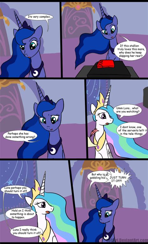 Mlp Luna Discovers Pr N By Loceri On Deviantart
