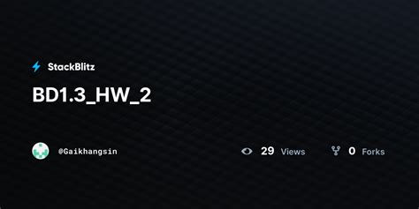 Bd13hw2 Stackblitz