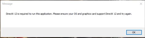 directx 12 issue when launching game — ashes of creation