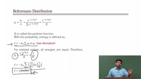 Probability And Boltzmann Distribution Youtube
