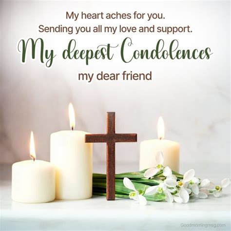 Sending Condolences To A Friend Quotes And Pictures Goodmorningmsg