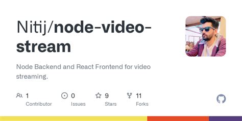 GitHub Nitij Node Video Stream Node Backend And React Frontend For Video Streaming