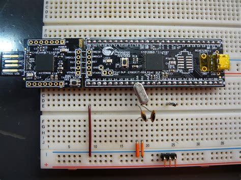 音源とオーディオの電子工作予定 PSoC LP Prototyping Kitを外付けクリスタルで動作させる