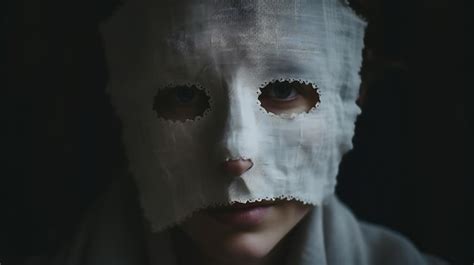 Premium Ai Image Closeup Face Of Anonymous Hacker With A Mask Hacking