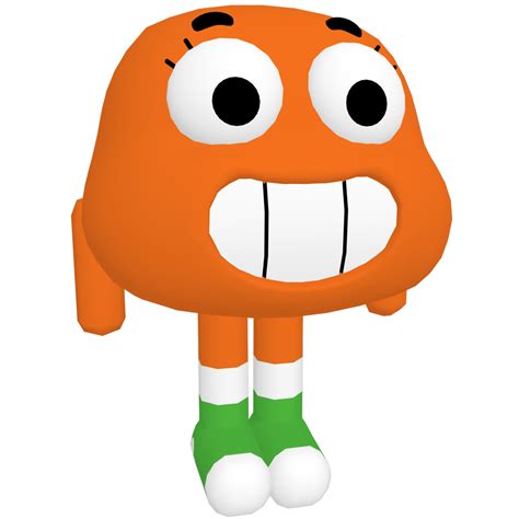 Darwin Watterson 3d Model Rigged [dl] By Carinhaqualquer On Deviantart