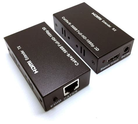 Удлинитель Extender Hdmi до 60м ч з Сет к Cat6