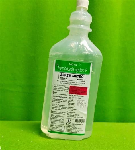 500mg Alkem Metro Metronidazole Injection Ip 100 Ml At ₹ 200bottle In Nagpur