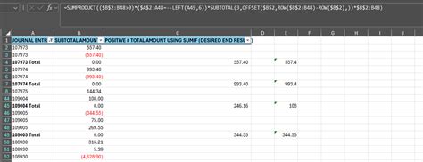 Combine Subtotal And Sumif Formulas Microsoft Qanda