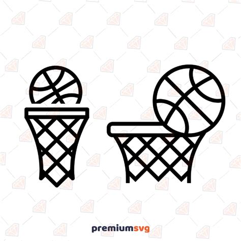 Basketball Net Svg Cut File Instant Download Premiumsvg