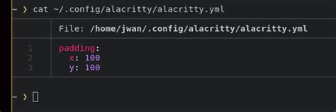 Padding Doesn T Seem To Do Anything Issue Alacritty Alacritty GitHub
