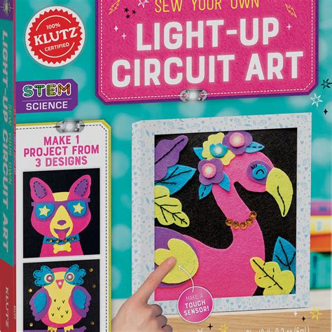 Klutz Sew Your Own Light Up Circuit Art Fun Stuff Toys