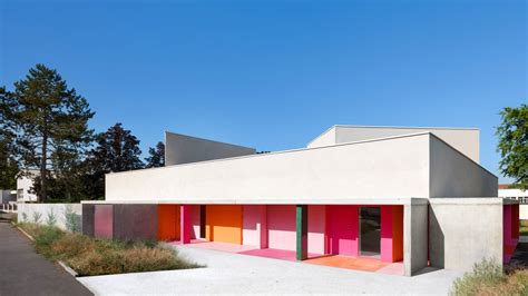Dominique Coulon And Associés Creates Colour Blocked Creche In France