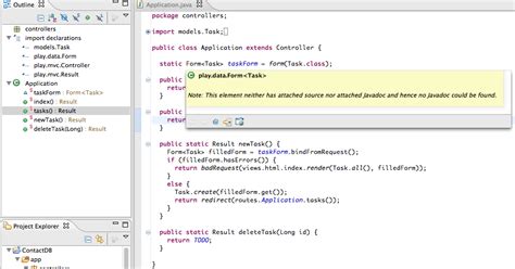 David On Software How To Set Up Play Framework 20 Javadocs For Eclipse