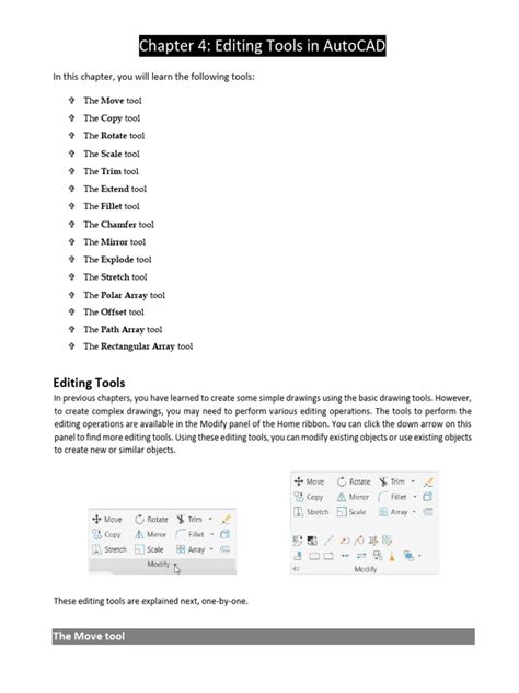 module 4 editing tools in autocad pdf vertex geometry command