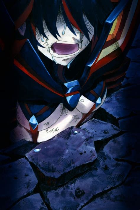 Ryuko Takes A Short Break From Her Fight With Uzu From Episode 06