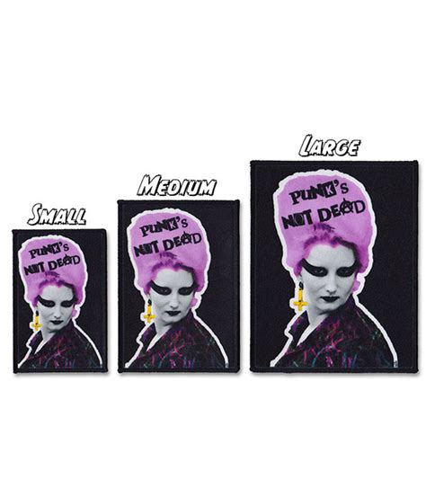 Punks Not Dead Patch Punk Rock Sew On Patches Uk