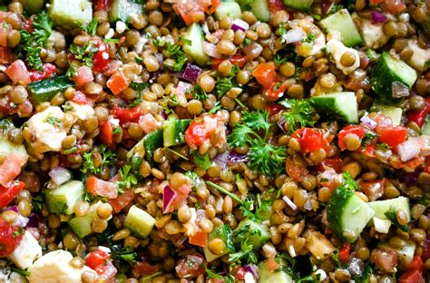 Easy Lentil Salad Recipe Kays Clean Eats