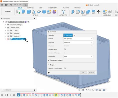 Customizable Gridfinity Boxes Filled In Fusion 360 By Spike Mix Download Free Stl Model