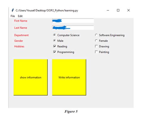 Solved Write A Python Gui Program To Design And Implement An