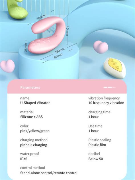 Buy Wholesale China New U Shape Vibrator Double Head Vibrating Massager Silicone Macaron Color