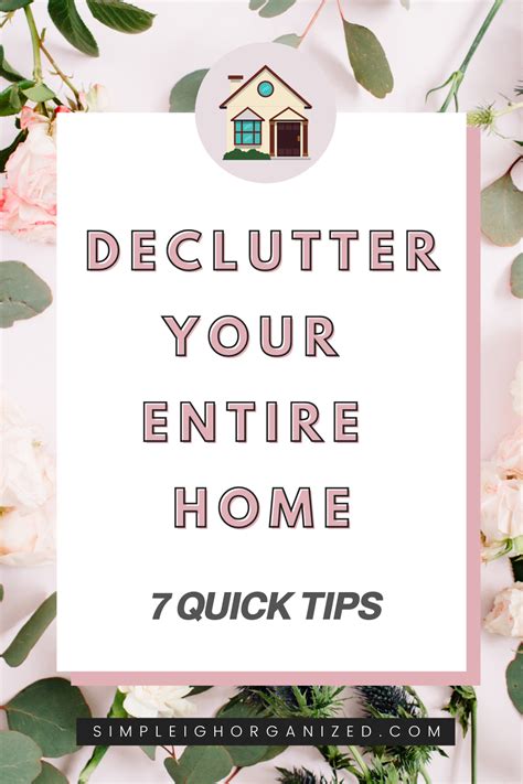 Declutter Your Entire Home In 7 Quick Steps Artofit