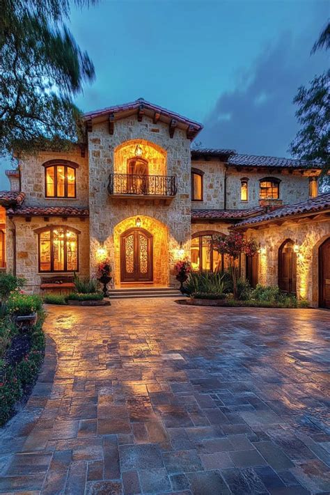 Tuscan Home Tuscan House Tuscan Mansion Dream House Exterior