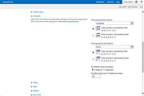 sharepoint 2013 creating list views specify how items in a view are