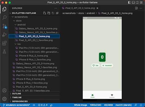 flutter screenshots automating deployments