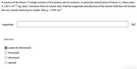 Solved A Nucleus Of The Boron 11 Isotope Consists Of Five