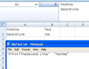Vba Import Txt File With Line Breaks Into Excel Stack Overflow