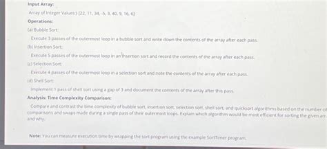 ass insertionsort f public static void main string[]