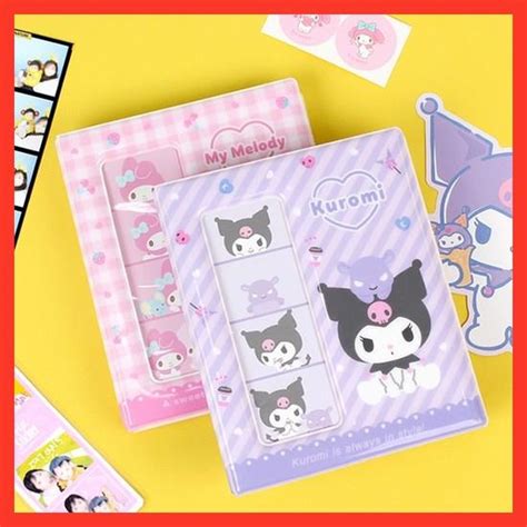 산리오 마이멜로디 쿠로미 인생네컷 앨범 포토북 바인더 캐릭터 씰 스티커사진 보관북 사진첩 1 쿠로미 오늘딜 추천이요