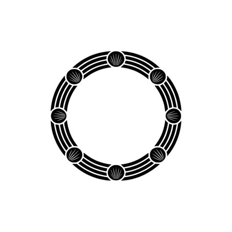 Geometric Seashell Frame Minimalist Shell 67878956 Vector Art At