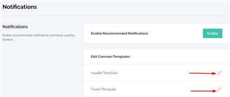 How To Customize And Add Links Into The Template Header And Footer For Your Email Notifications