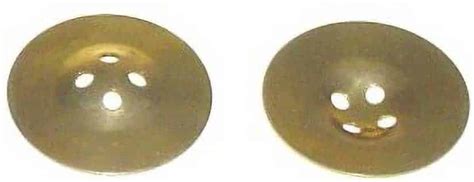 Buttons Primitive 34in Dia Brass The Gun Works Muzzleloading