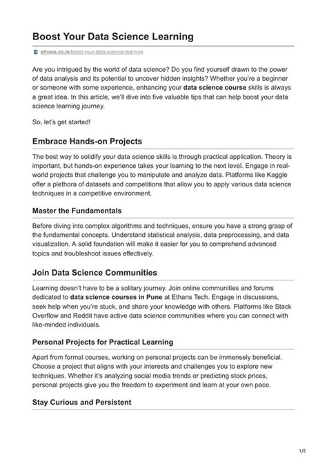 Ppt Boost Your Data Science Learning Powerpoint Presentation Free