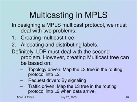 Ppt Multicasting In Mpls Network Powerpoint Presentation Free