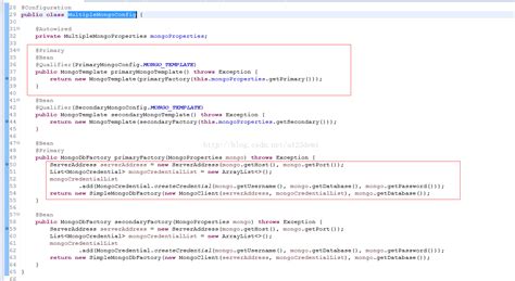 七springboot集成实例系列 多数据源mongodblombok二springboot 集成monogo多实例 Csdn博客