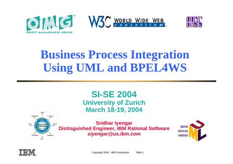 pdf business process integration using uml and bpel4ws · use uml