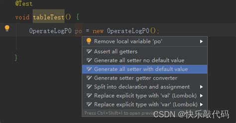 Idea自动填充对象getset内容插件推荐idea Getset插件 Csdn博客