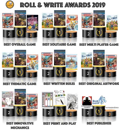 5 Juegos Roll & Write para imprimir Gratis en español e inglés 6a Parte – Juegos Roll & Write