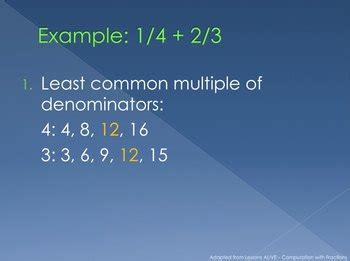 Fractions Adding And Subtracting PowerPoint By Ms Gram TpT