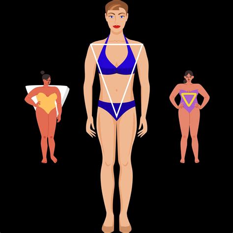 Inverted Triangle Body Shape Swimsuit