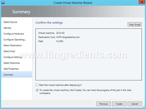 How To Create Virtual Machine Using Vm Template In Scvmm