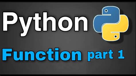 Python Tutorial 31 Functions Creation Calling Function Arguments Youtube